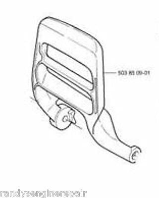 hand guard HUSQVARNA CHAINSAW 503850901 340 345 350 – Randy's Engine Repair
