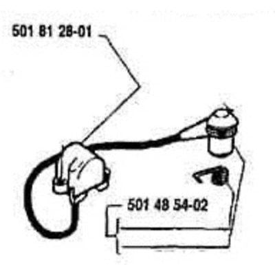 OEM HUSQVARNA 501812801 ignition module coil 288XP 288 EPA 281 42 36R ...